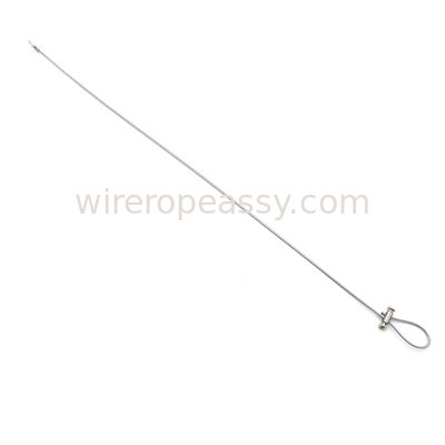 Wire Rope Assembly Security Steel Lanyard Stainless Steel Wire With Ball Silver Colour All Dimentions Available