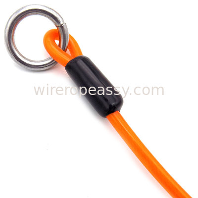 Wire Rope Assembly Steel wire Cable with Orange Coating All Dimentions Available