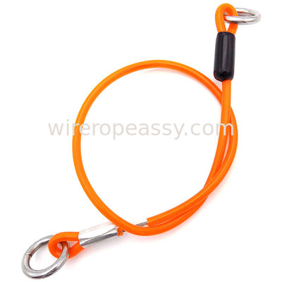 Wire Rope Assembly Steel wire Cable with Orange Coating All Dimentions Available