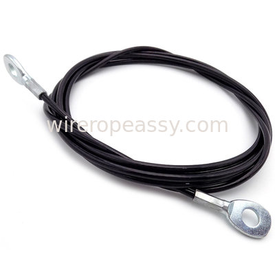 High Quality Wire Rope Assembly PVC Pin In Black Coating All Dimentions Available