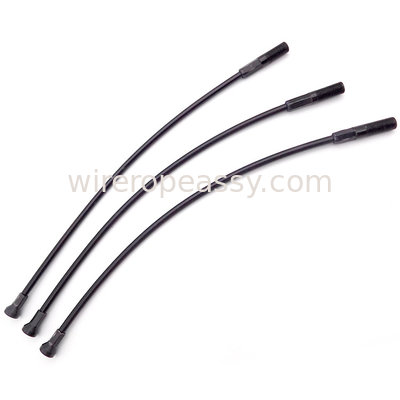 Wire Rope Assembly  Steel Lanyard Stainless Steel Wire With Black Thread Both Sides All Dimentions Available