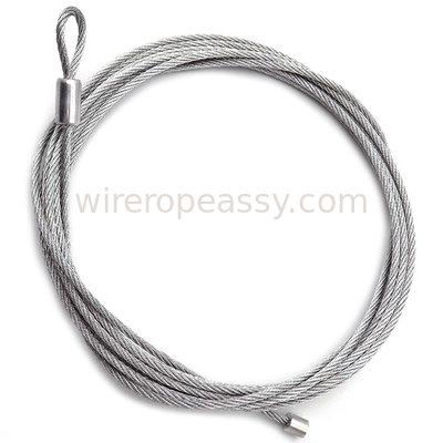 Wire Rope Assembly Stainless Wire Sling with Silver Colour All Dimentions Available
