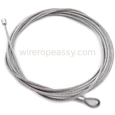 Wire Rope Assembly Stainless Wire Sling with Silver Colour All Dimentions Available