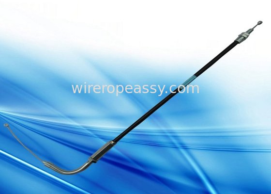 Black PVC Housing Road Bike Brake Cable Replacement With Zinc Nipples 5.0 mm