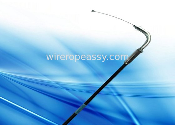 Black PVC Housing Road Bike Brake Cable Replacement With Zinc Nipples 5.0 mm