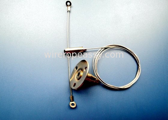 Panel Lights Suspension Lamp Hanging Kit Cable With Terminals And Round Attachment