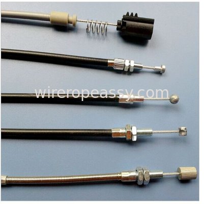 POM Sleeve 6.0mm Motorcycle Brake Cable Front Cable With Zinc Head / Screws