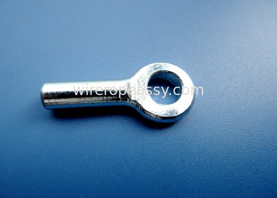 Steel Plated Zinc Glavanized Round Hole Terminal Fittings With Screw At the Handle