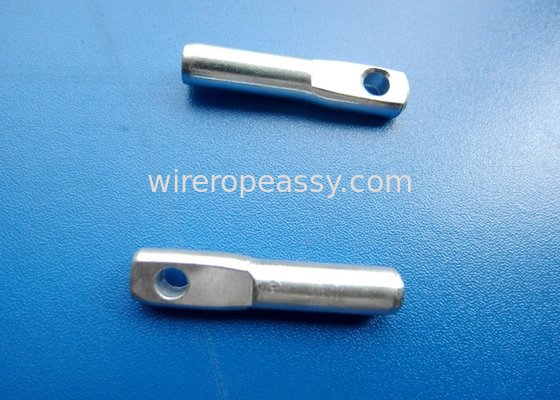 Glavanzied Steel Long Terminal End Wire Rope Fittings For 4.0 mm Cable
