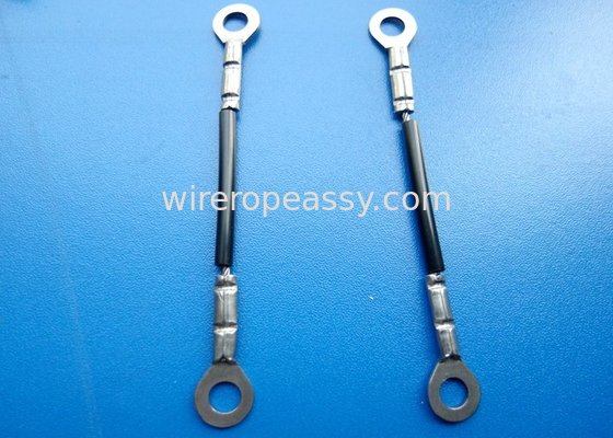 Steel Wire Ropes Steel Cable Assembly With Black Plastic Jacket