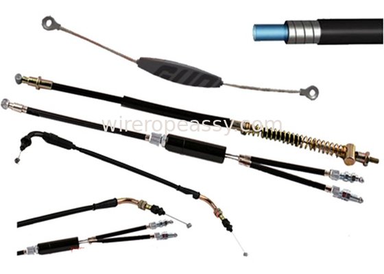 Push Pull  Control Cables Throttle Cables For Motorcycles PE / PVC