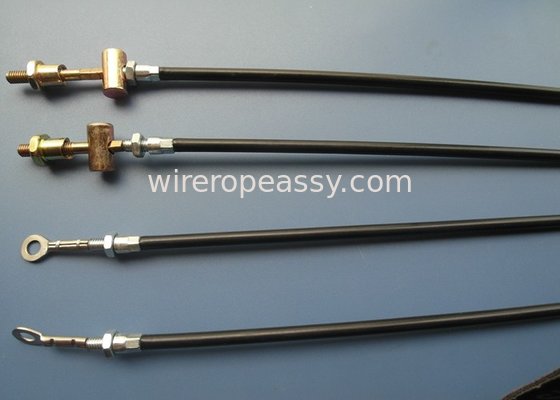 Motorcycle Brake Cable , Custom Motorcycle Clutch Cable Copper Ends With Terminals