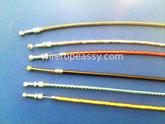 Wire Bicycle Brake Cable , Brake Cable For Bike Clutch Cable Laser Housing Inner Glavanized Steel