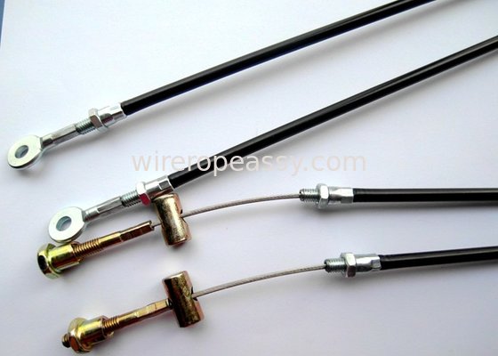 Adjustable 5.0mm Black PE Housing Bicycle Brake Cables With Inner Steel Cable