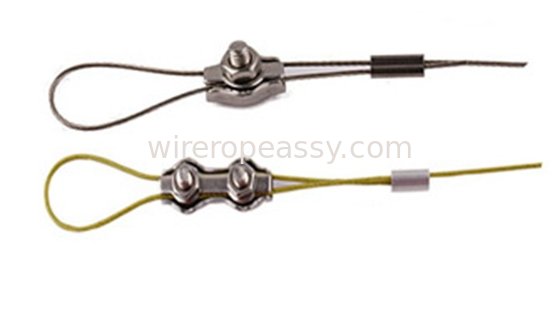 1.5 mm Coated Steel Wire Ropes Wire Rope Clips  Wing Nut