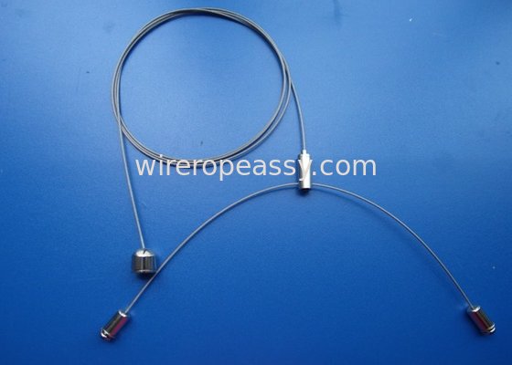 1.2mm /  1.6mm  Cross Gripper Cable Lamp Hanging Kit With Side Exit Locking Gripper