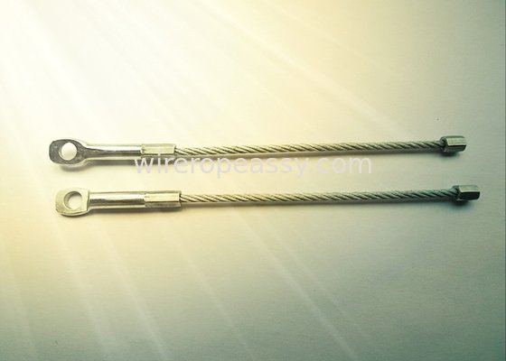 Manchainally Swaged Eyelet Terminal Glavanized Steel Cable with Hexagon Fittings