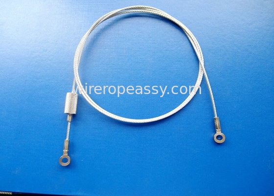 Stainless Steel Wire And Fittings , Glavanized Cable Adjustable Knurled Thumbscrew / Terminals