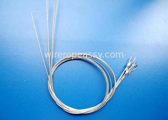 1.6mm  1*19 Galvanized Steel Cable Assembly with Pressed Loops