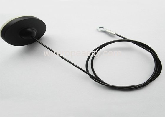 Black Coated Steel Ropes With terminal and 3M- Tape For Market Use