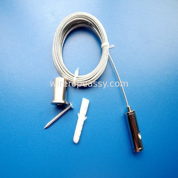 Indoor LED Suspended Lighting Fixtures with Cross Cable Gripper and Screws
