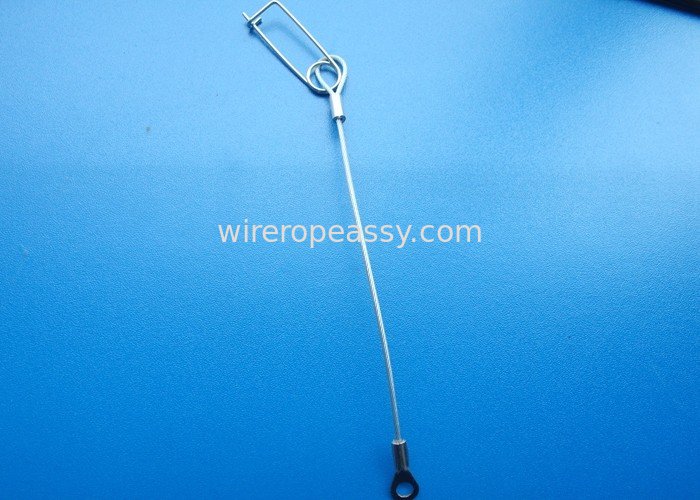 1.5mm Coated Galvanized Wire Rope Assembly With Pin Clips Terminal