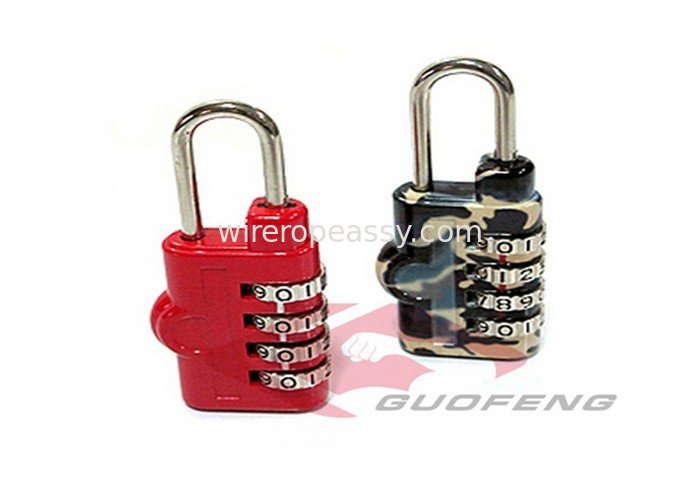 50mm Red digital Stainless / Zinc Alloy Lock Handles For Travel Luggage