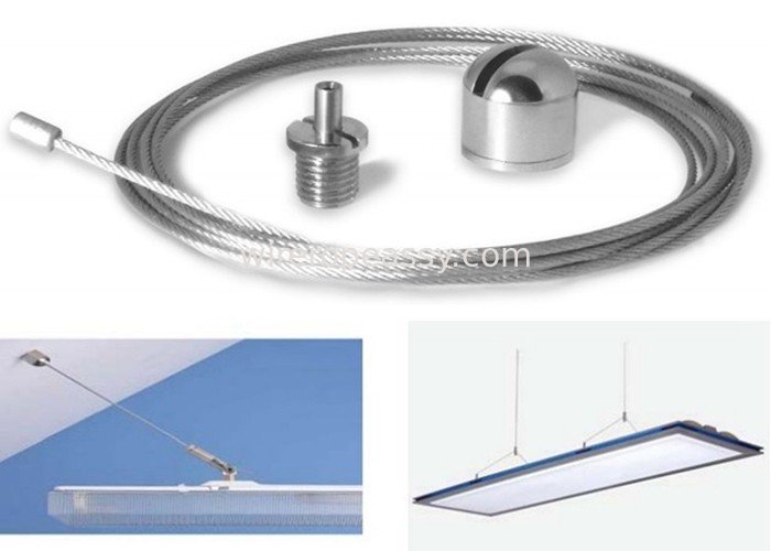 Panel Lights Celing Cable Lamp Hanging Kit With Swivel Ceiling Attachment
