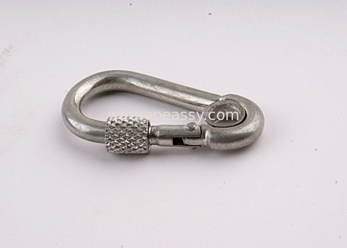 Tool Galvanized Plated Snap Hook Terminal Fittings With Ring Screw