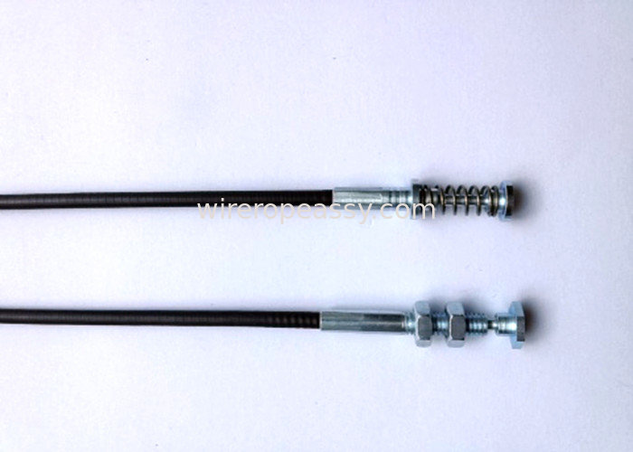 4.0mm PE Housing Bowden Custom Accelerator Cable Compressed Spring