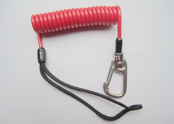 Red Retractable Safety Lanyard Leash  Retractable Tool Lanyard