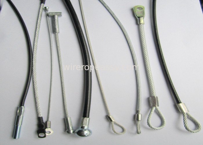 1.5mm 2.0mm Coated Steel Cable Accessories Ball Eye terminals Loops Ends