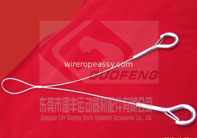2.0mm Galvanized Lighting Restraint Cable Spring Hooks Industrial