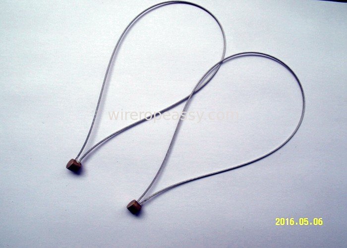 0.8mm Stainless Steel Wire Rope Fittings Clear Transparent PVC Coating