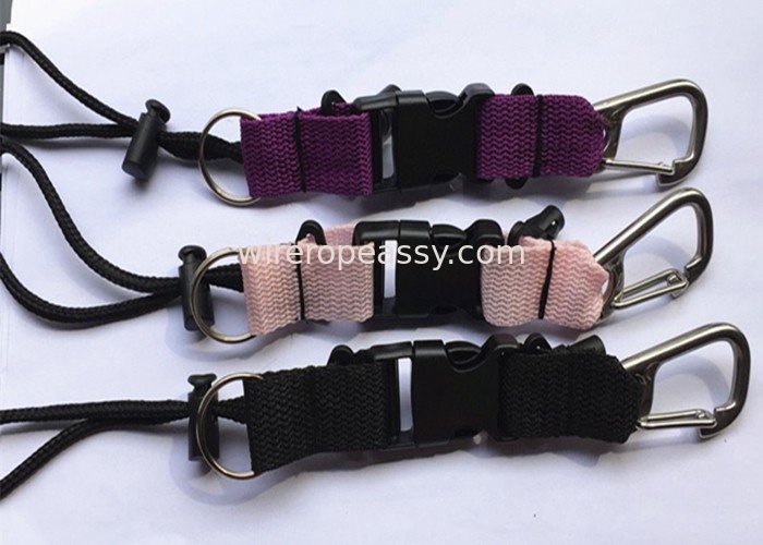 Diving Lanyard Coil Lanyard Clip hook Quick Release Buckles For Camera