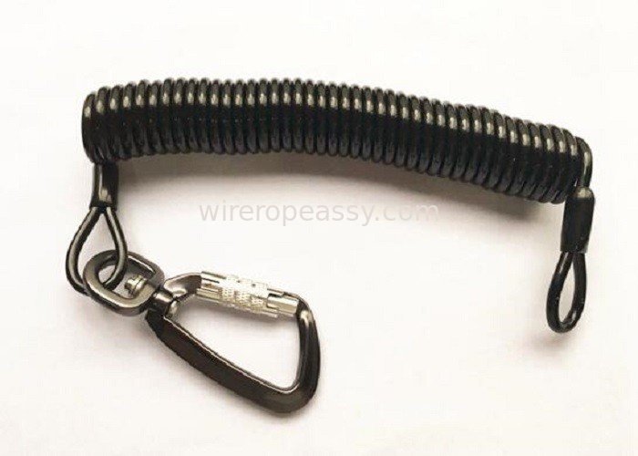 Advanced Tool Safety Lanyard On The End With Self - locking Device Hook