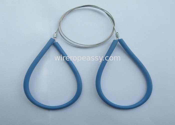 1.0 mm Stainless Steel Cable Assembly Saw With Black Soft PVC Handle Tubes