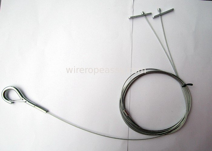1.2mm Panel Lights Cable Hanging Kits with Glavnaized Metal Washer