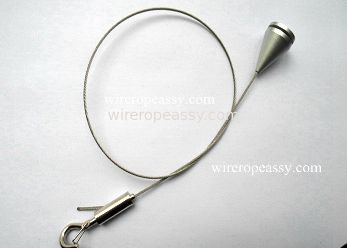1.5 mm Lamp Hanging Pendant Lamp Kit  Cable With Spring Type Adjuster And Special Ceiling Fitting