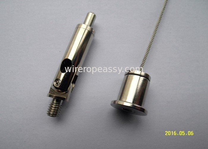 Stainless Steel Cable Hangers Lamp Hanging Kit with ISO Metric Side Exit Thread Bottom