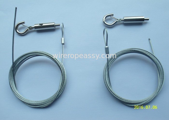 Galvanized Ceiling Lamp Hanging Kit With Spring Hook Adjuster ISO Approval
