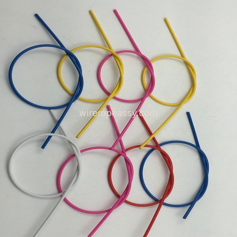 Colorful 7 X 7 Steel Cable Accessories Galvanized Steel / Stainless Steel Plastic Cable