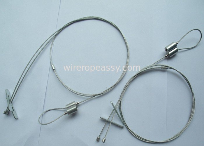 1.5mm Y shape cable Stainless Hanging Light Kits with pin and cable gripper