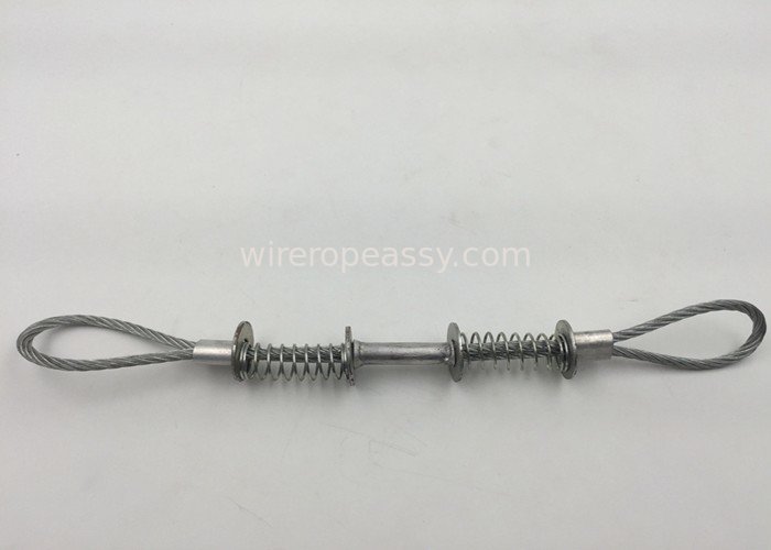3.2mm Galvanized Wire Rope and Sling Whipcheck Safety Cable with loop length 511mm