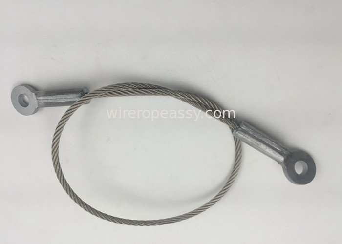 3.2mm Steel Cable Assembly Steel Cable Accessories Both Side With Stainless Terminals