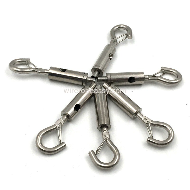 ISO Lamp Hanging Kit Copper Plated Spring Hook Cable Gripper For 1.2mm - 1.8mm Cable
