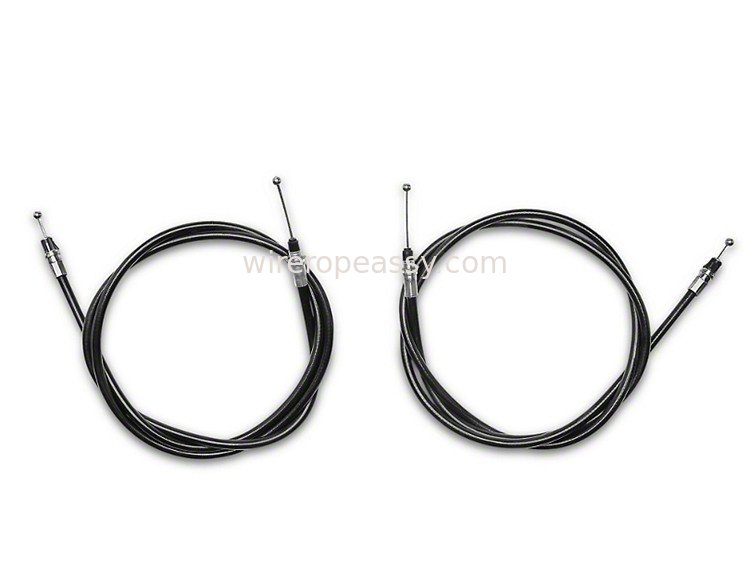 U Shape Zinc Nipples Custom Motorcycle Clutch Cable For Bike / Mountain Bike
