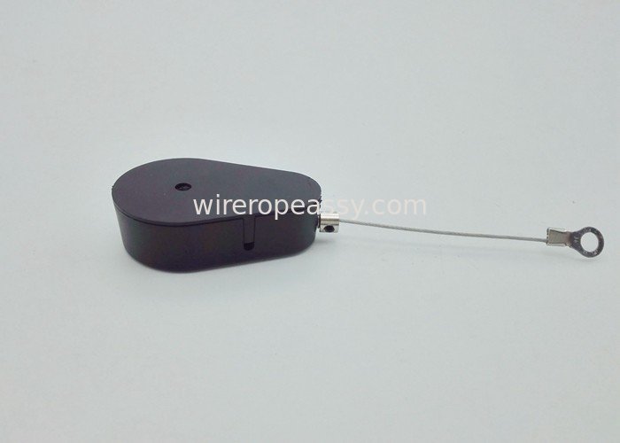 1200mm Customized Black Plastic Power Cord Reel / Spring Reels Clear Color