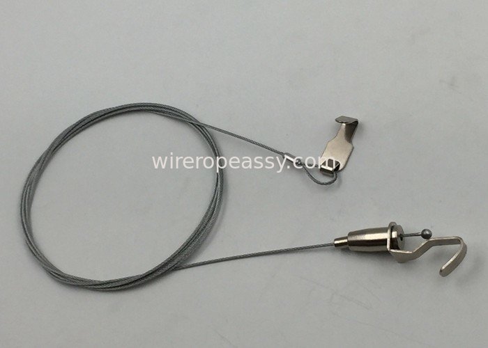 Hanging Light Kits Adjustable Length Steel Wire Rope Hanger Cord For Poster Hanger