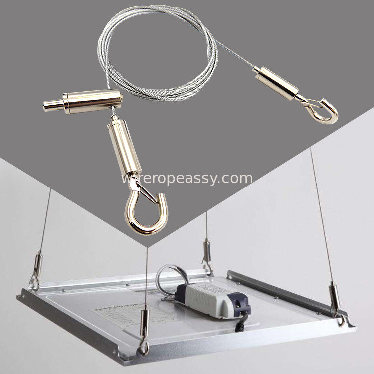 Flexible Lamp Hanging Light Kit / Hanger Fixtures Cable 400mm Length